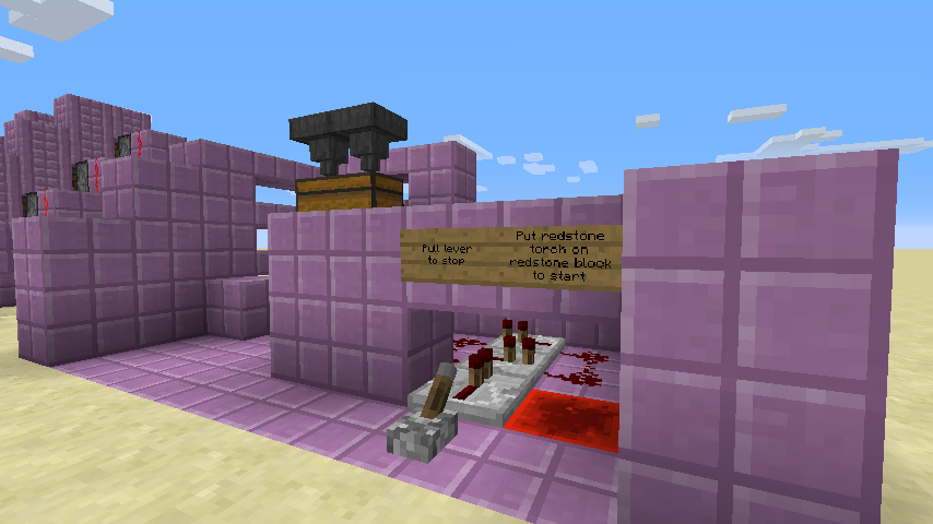 Redstone| Machine Gun Minecraft Map