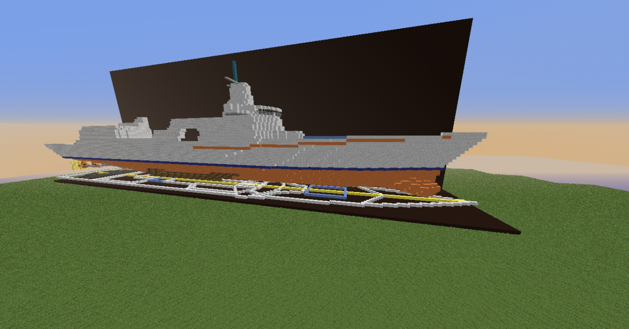 Type 115 Azopardo class Destroyer DDG-115 Minecraft Map