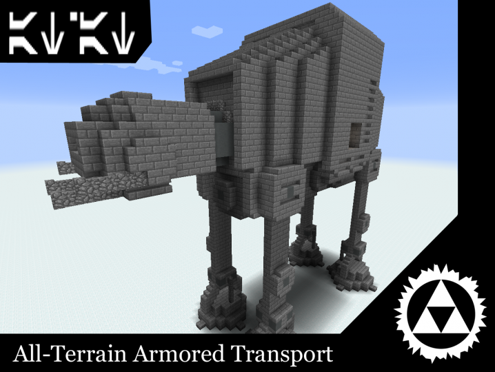 AT-AT (All-Terrain Armored Transport) Minecraft Map