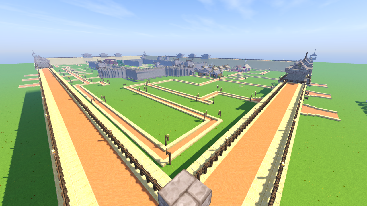 Chinese Dynasty Period City Build Minecraft Map