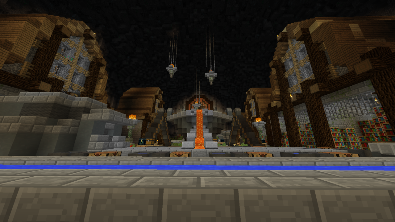 Forja en cueva de gigantes. Minecraft Map