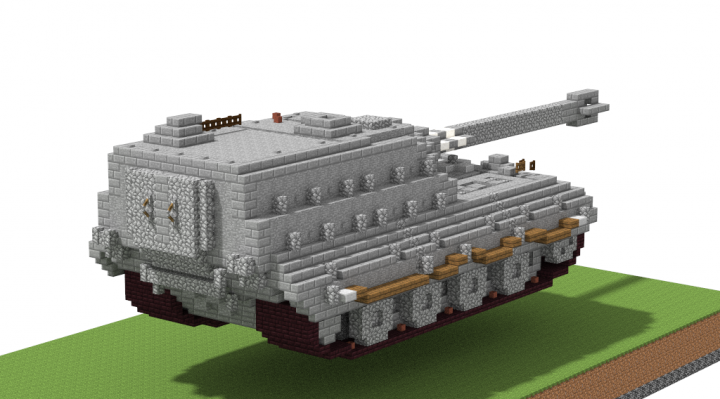 JagdPanzer E-100 (4:1) Minecraft Map
