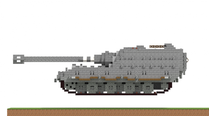 JagdPanzer E-100 (4:1) Minecraft Map