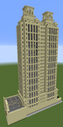 191 Peachtree (1/2 Scale) Minecraft Map