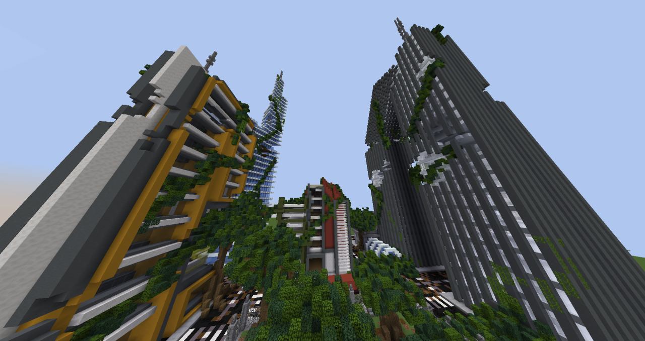 Postapocalyptic city [BY MEZINE] Minecraft Map