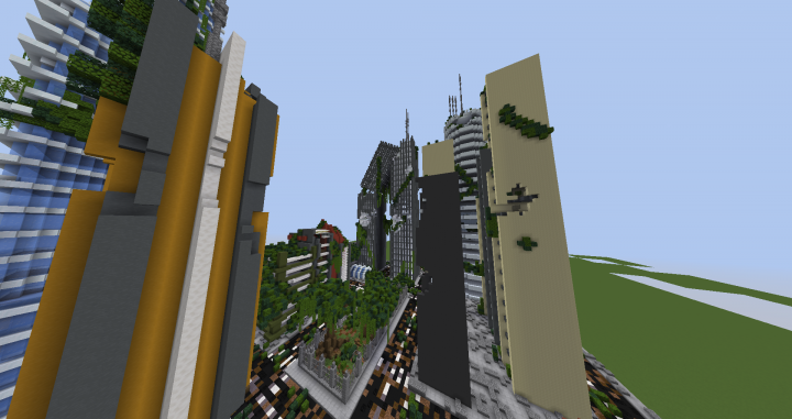 Postapocalyptic city [BY MEZINE] Minecraft Map