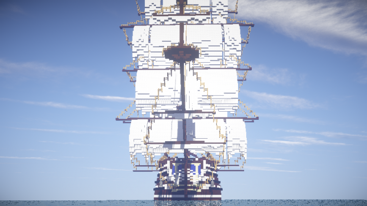 Ship of the line Minecraft Map