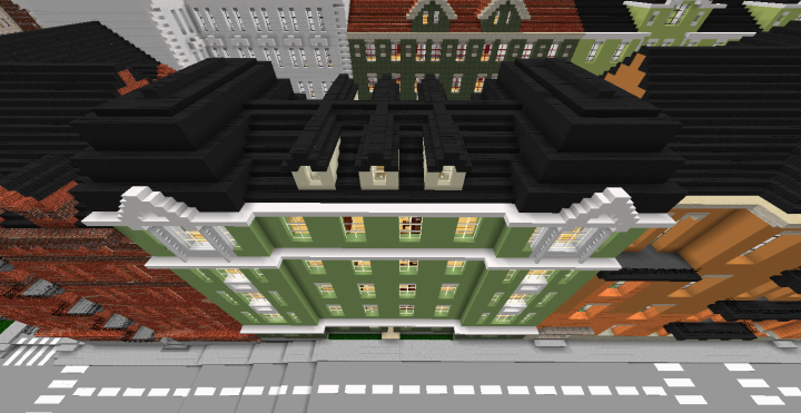 19-20th century city block Minecraft Map