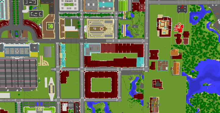19-20th century city block Minecraft Map