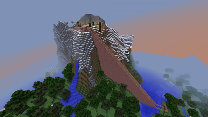 House On The Mountain Minecraft Map