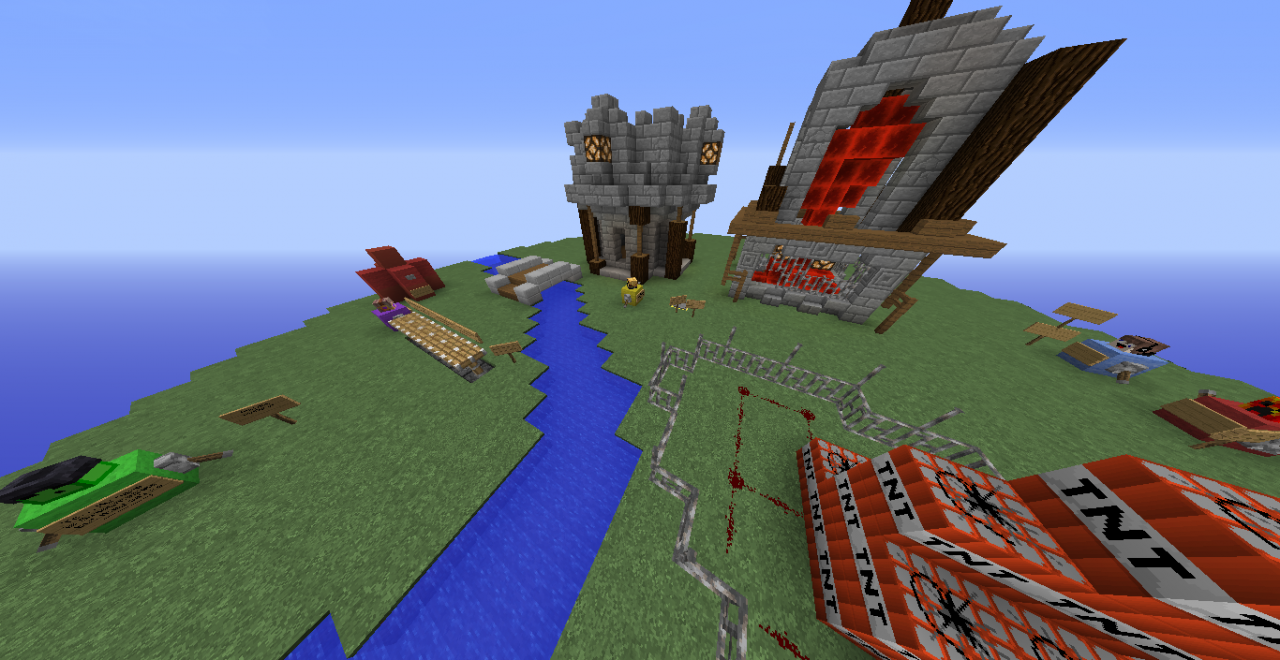 Minecraft TNT Wars Minecraft Map