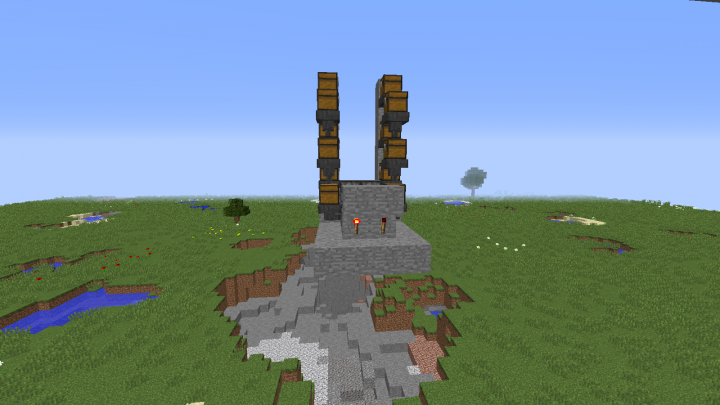 Large Minigun Minecraft Map