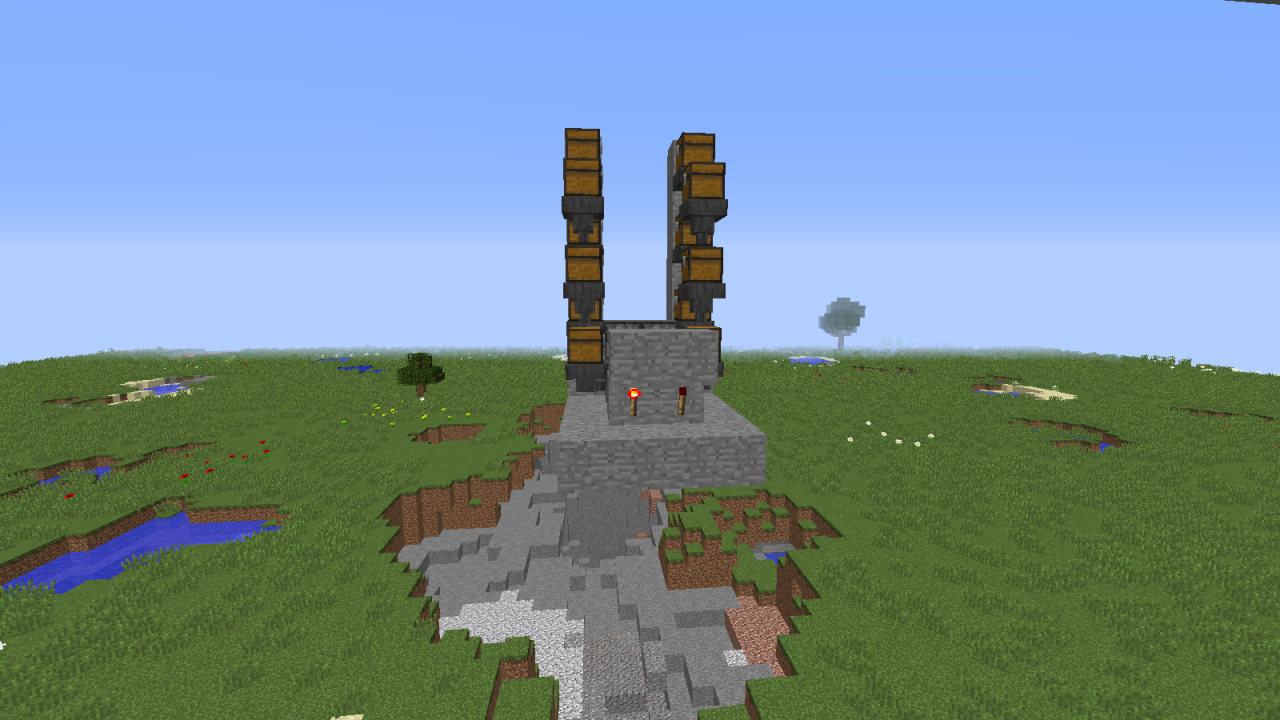 Large Minigun Minecraft Map