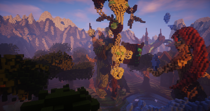 The domain of Ra'vane Minecraft Map