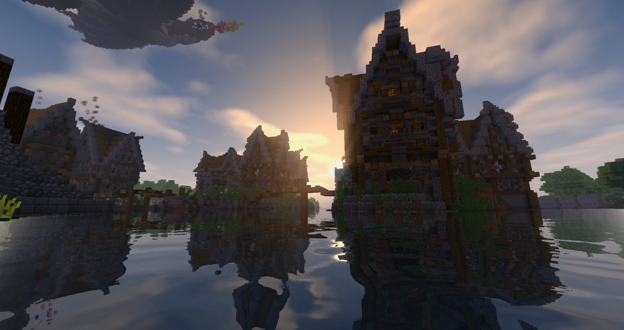 Drayton - The Village Above the Skies Minecraft Map