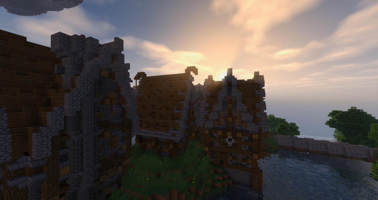 Drayton - The Village Above the Skies Minecraft Map