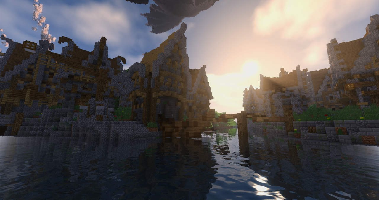 Drayton - The Village Above the Skies Minecraft Map