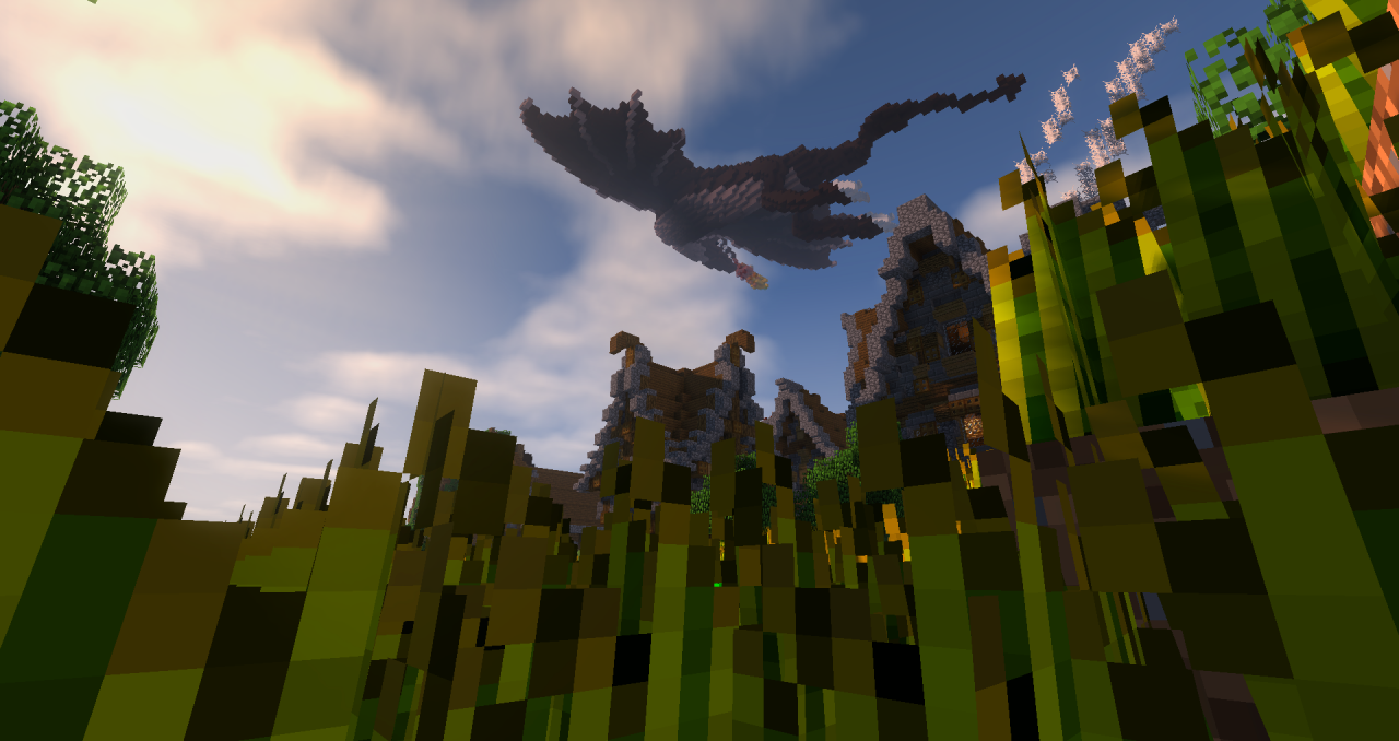 Drayton - The Village Above the Skies Minecraft Map