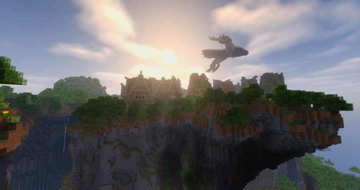 Drayton - The Village Above the Skies Minecraft Map