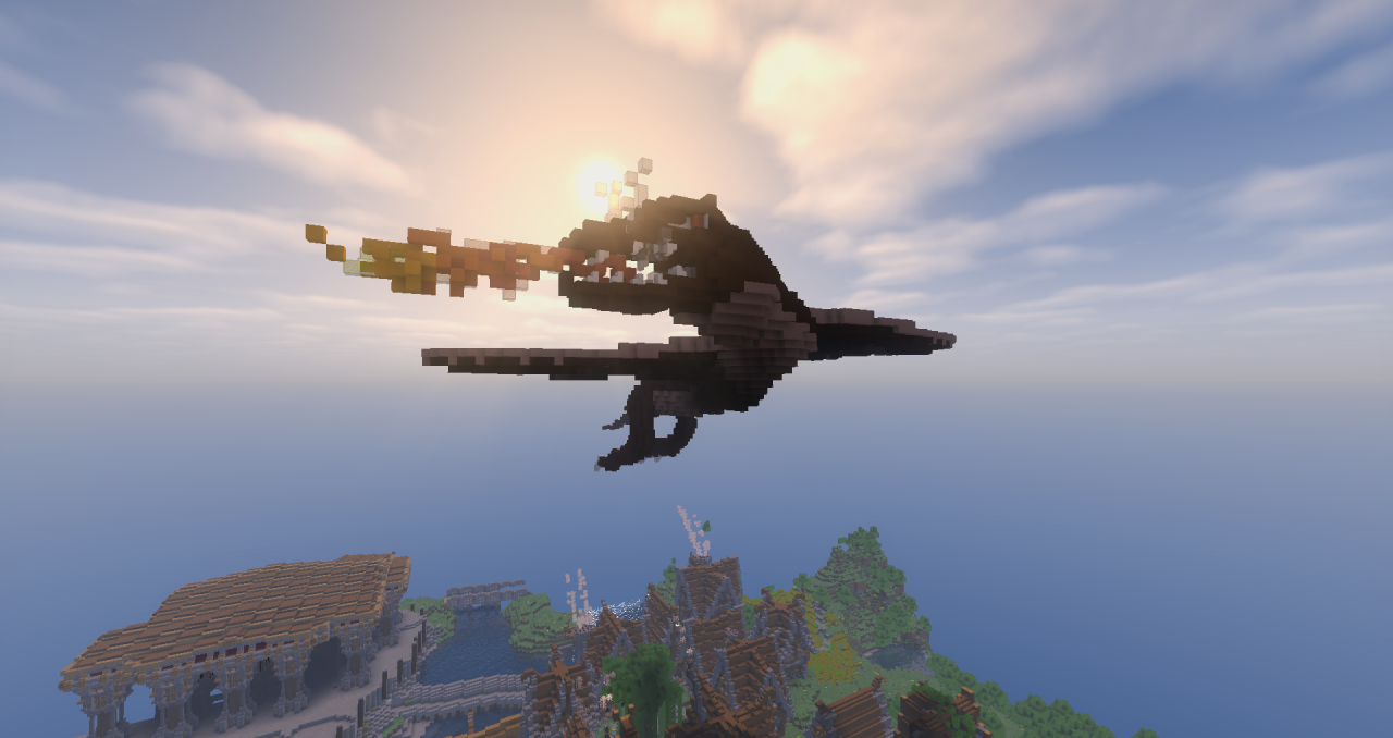 Drayton - The Village Above the Skies Minecraft Map