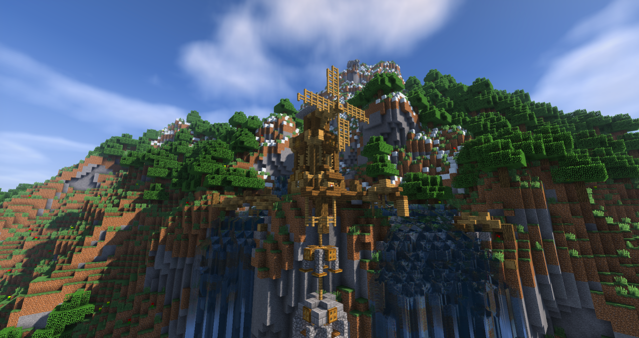 Drayton - The Village Above the Skies Minecraft Map