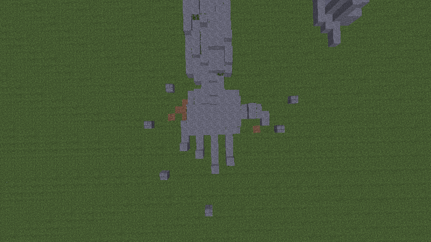 Destroyed Giant Hand Minecraft Map