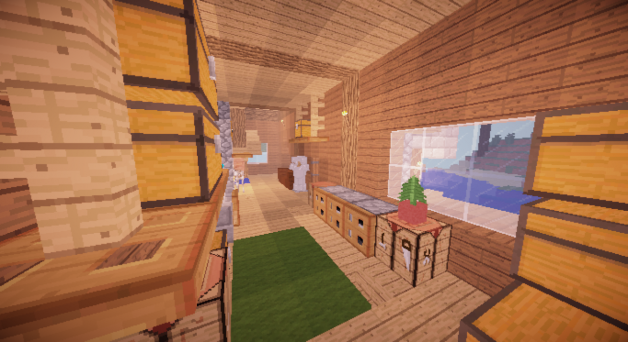 The basic survival house. Minecraft Map