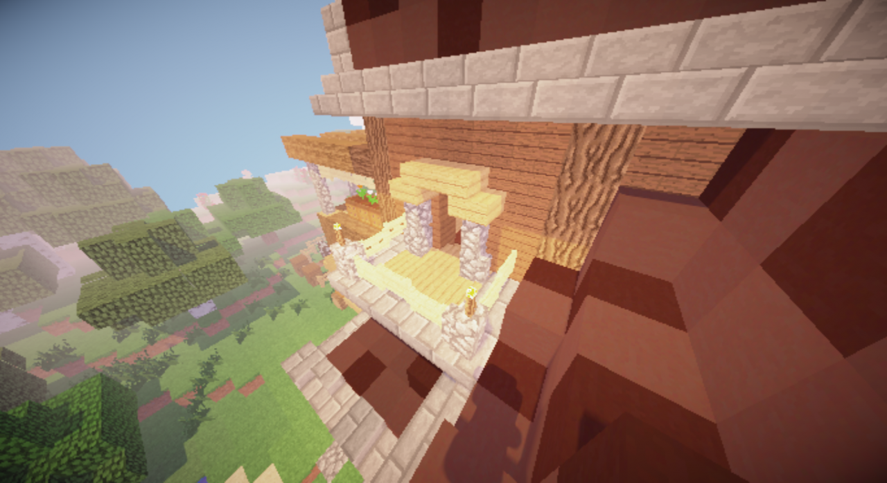 The basic survival house. Minecraft Map