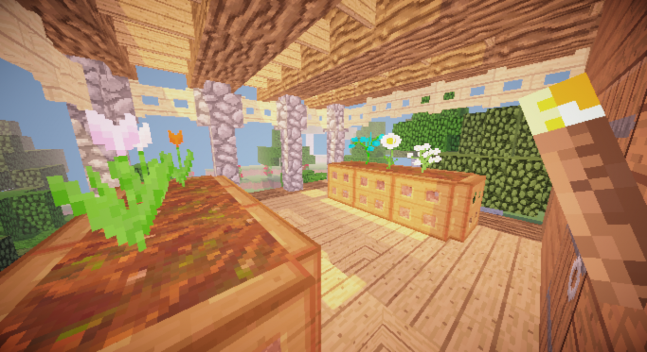 The basic survival house. Minecraft Map