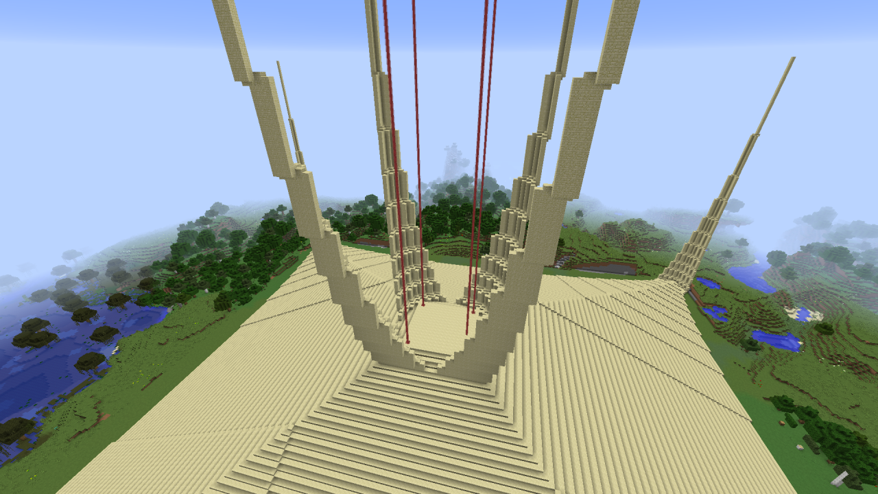 Mega Pyramid with Spires 03 V 1.0 Minecraft Map