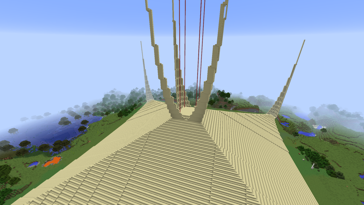 Mega Pyramid with Spires 03 V 1.0 Minecraft Map