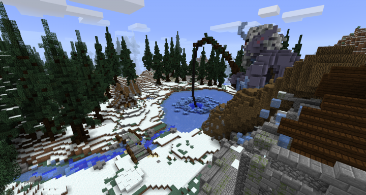 Retired ice gigant like fishing Minecraft Map