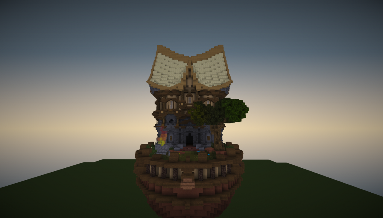 -Den Upon the Clouds- Minecraft Map