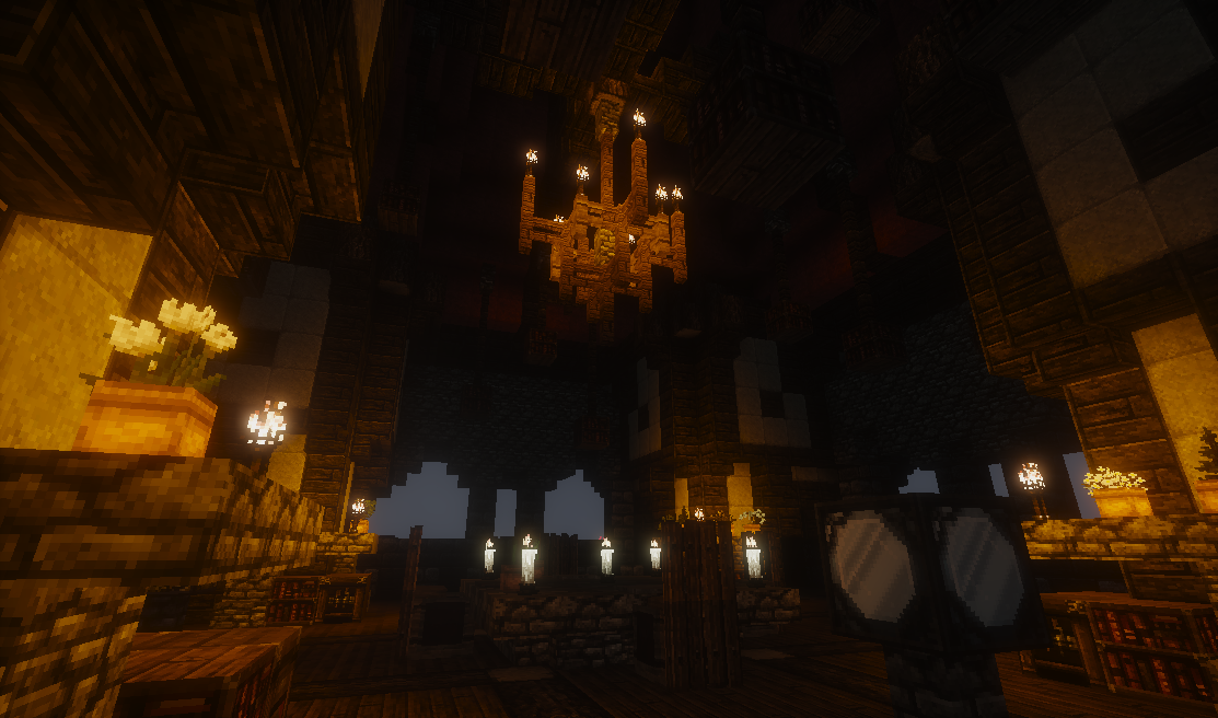 Four-person conference hall Minecraft Map