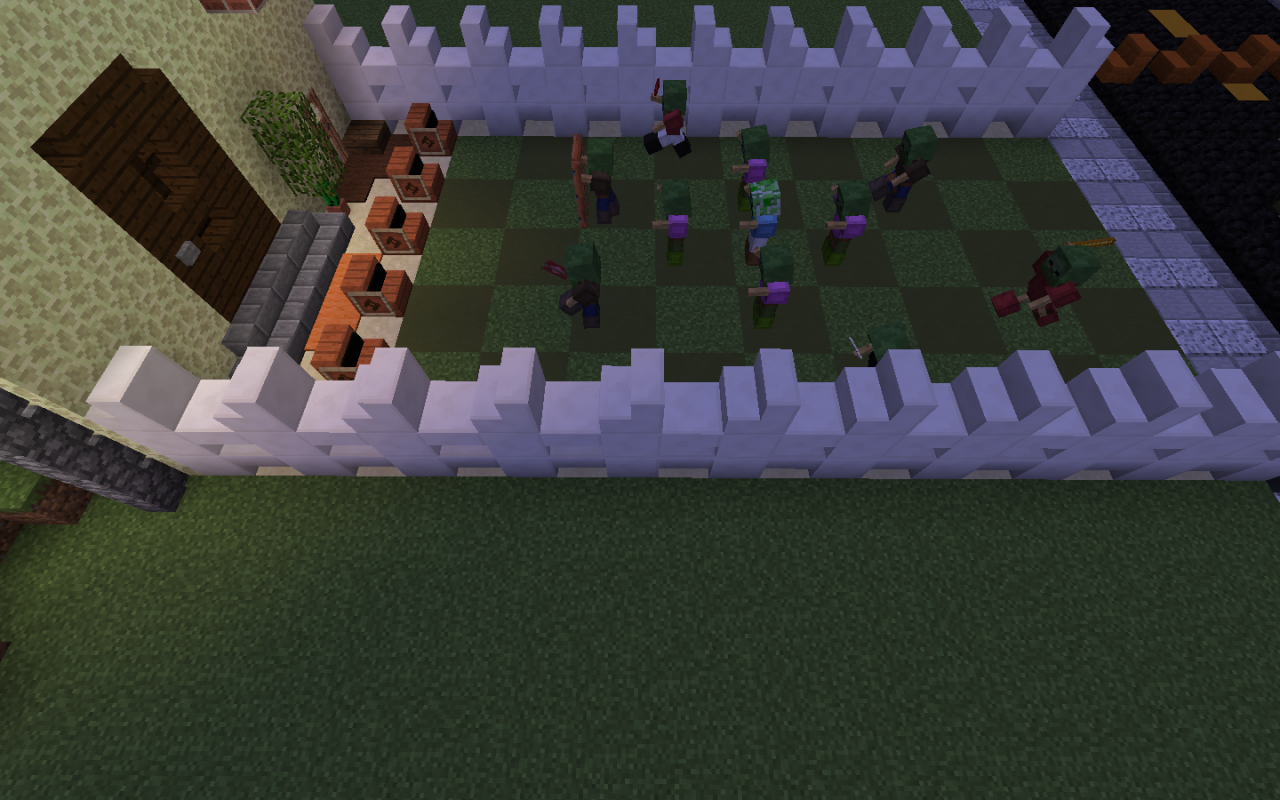 Plants VS Zombies Houses Minecraft Map