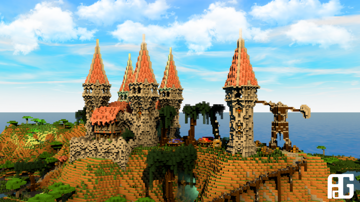 Factions Castle Spawn Minecraft Project