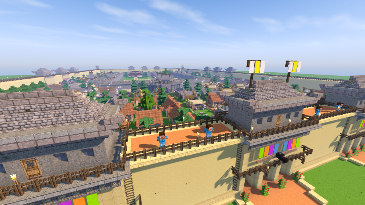 Chinese Dynasty Period City Build Minecraft Map
