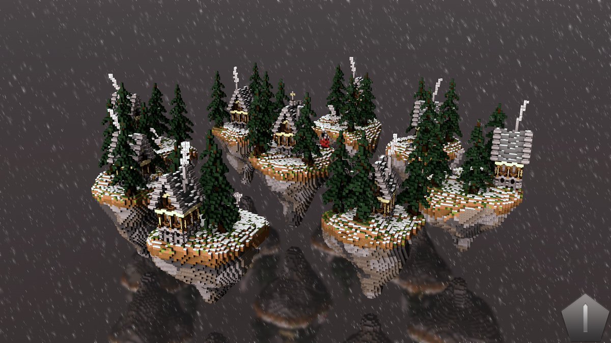 Winter Skywars | Built by Mazz Minecraft Map