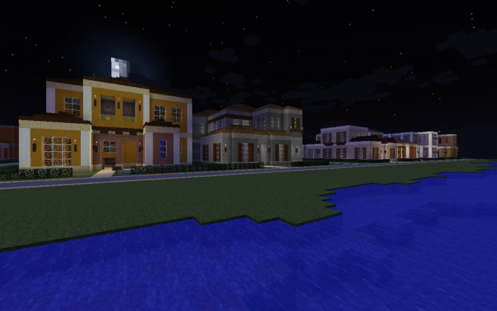 Modern Intricate Homes Minecraft Map