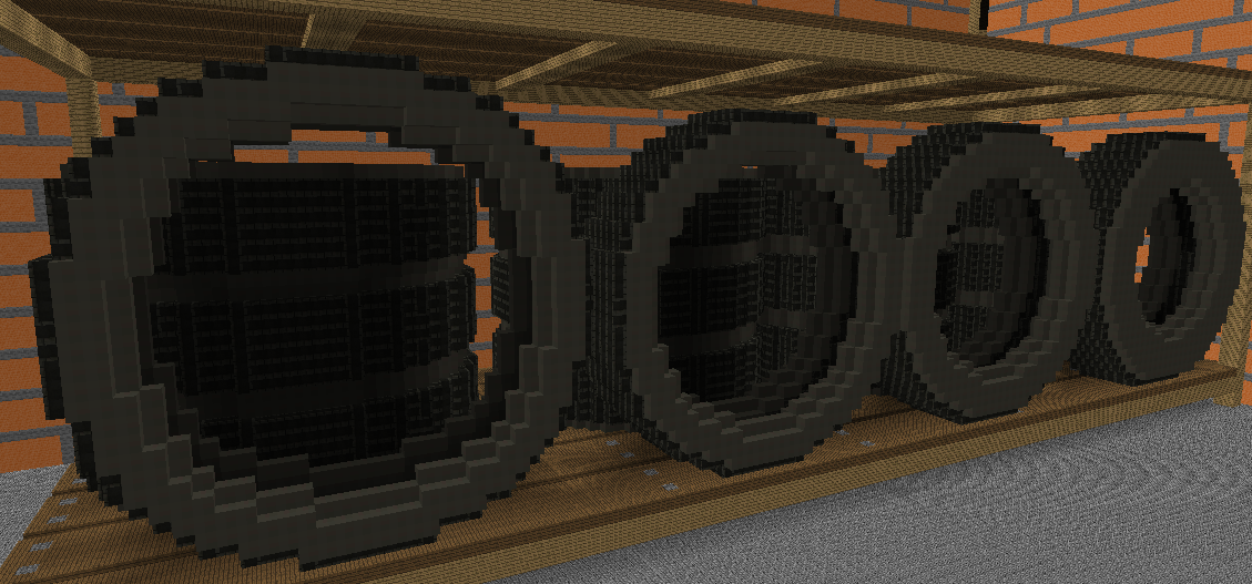 Tires R14/R15/R16/R17 Minecraft Map