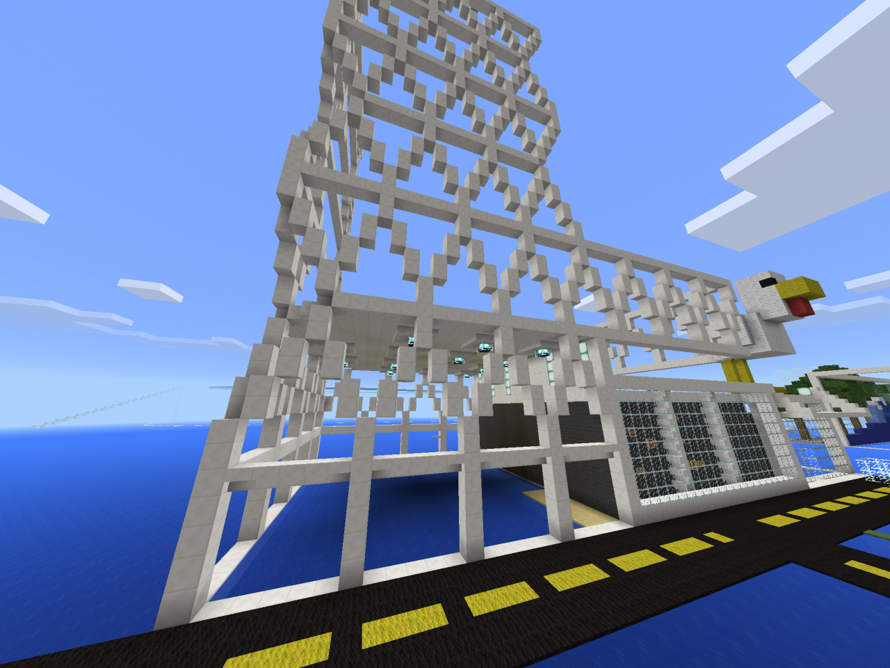 Moving Chicken News Headquarters Minecraft Map