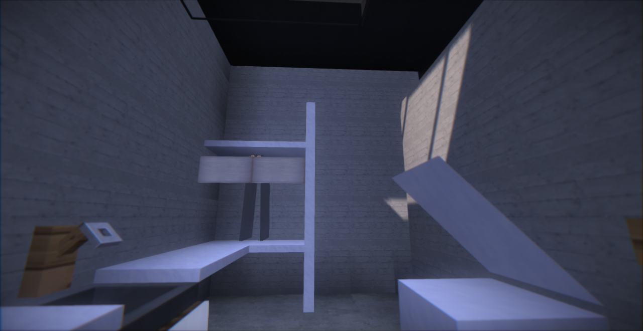 Hillside diagonal modern house Minecraft Map