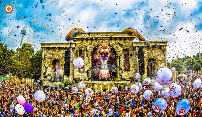 Tomorrowland Q Dance Stage 2016 Minecraft Map