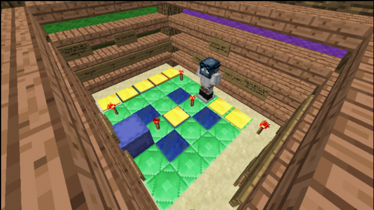 FIND THE BUTTON...Map Part 1! Minecraft Map