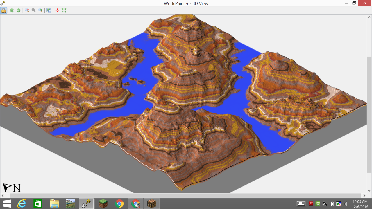 Mesa Hills Minecraft Map