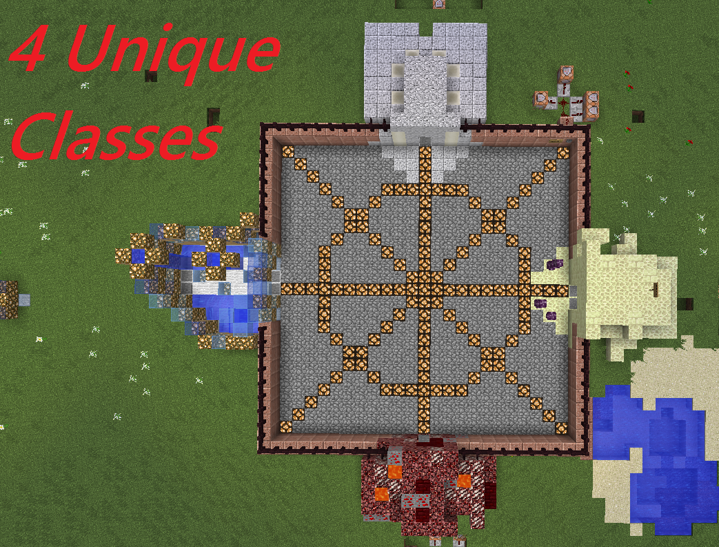 Multiplayer PVP Arena With Classes Minecraft Map
