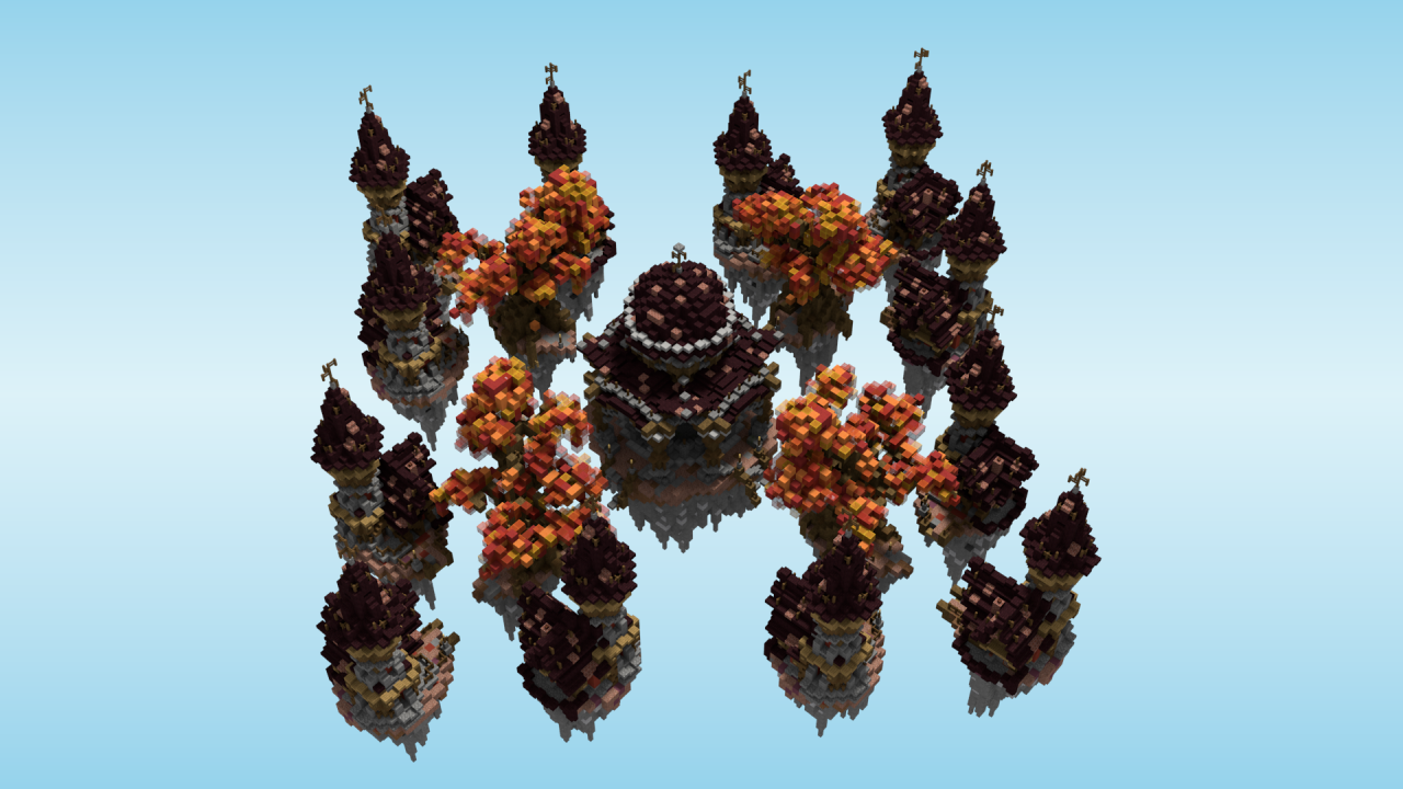 Autumn sky map Minecraft Map