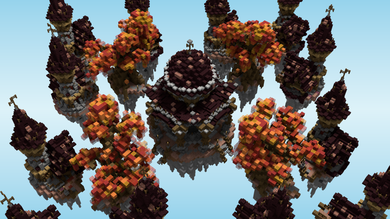 Autumn sky map Minecraft Map