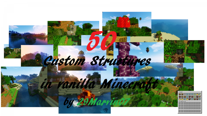 50 Random Spawning Structures In Your World Minecraft Map