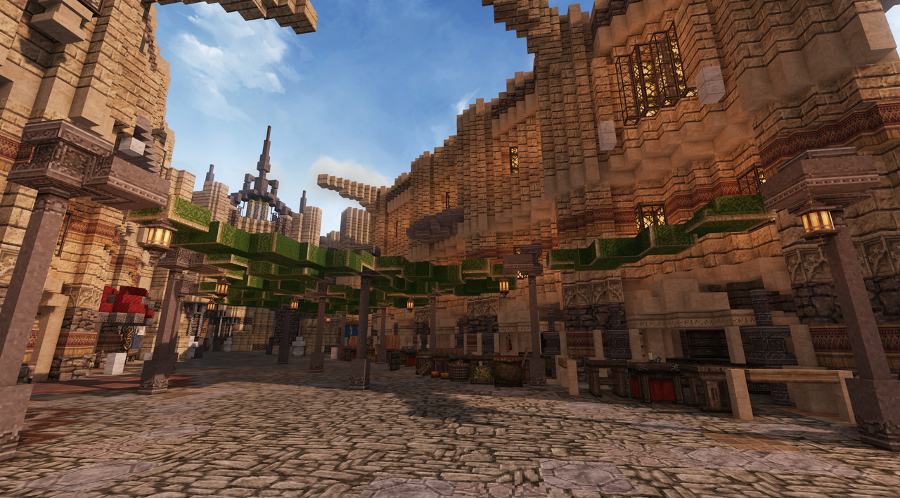 ULDAH, Final Fantasy 14 1:1 Scale MEGA BUILD (Conquest Reforged ...